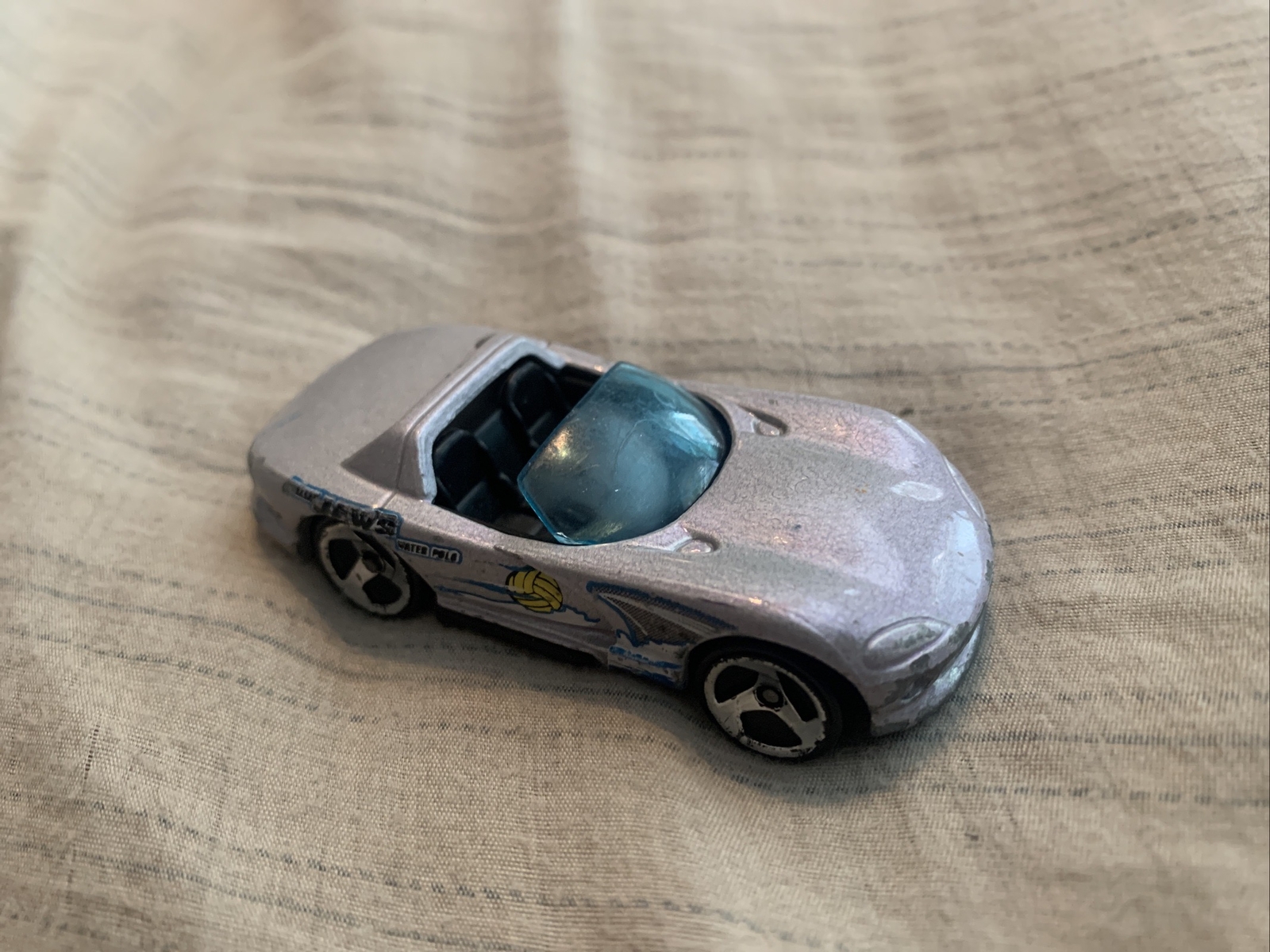 1992 Hot Wheels Silver Diecast Dodge Viper Jaws Water Polo 1:64 | eBay