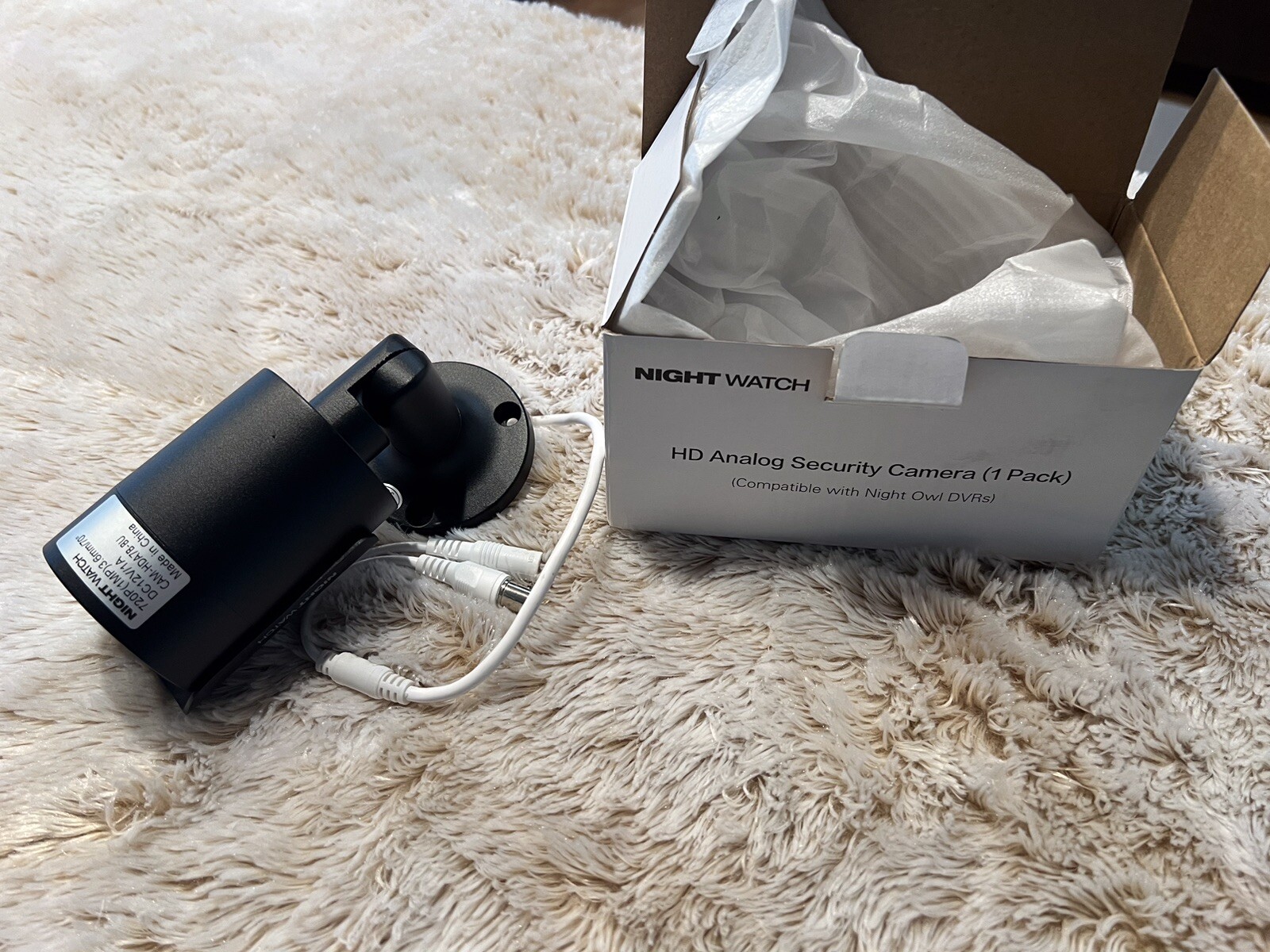 Night Watch Security 1 Pack Analog HD 720p Wired Bullet Camera | eBay