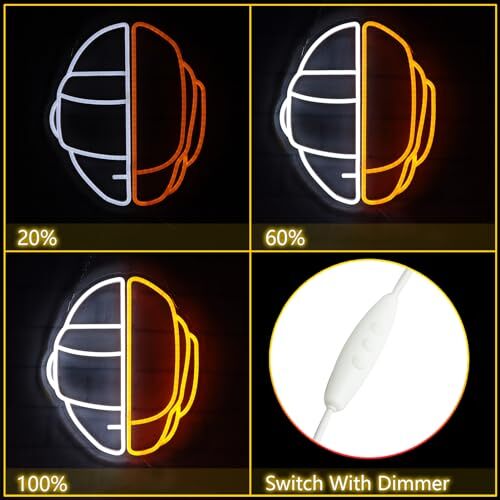 Daft Music Band Punk Neon Sign Random Access Memories Wall Decor for ...