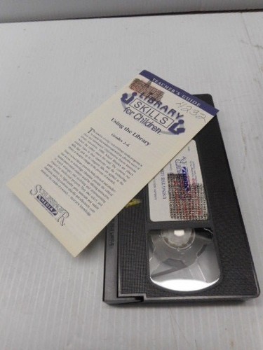 Schlessinger Media Library Skills For Children Using The Library VHS ...