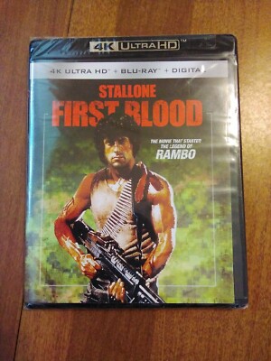 First Blood 4K Ultra HD + Blu-ray NO Digital No slipcover Brand New | eBay