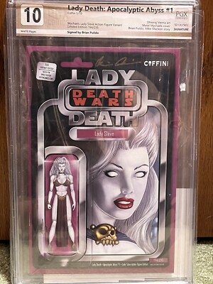 2019 Lady Death: Apocalyptic Abyss #1 - Signed Pulido PGX 10 Lady Slave ...