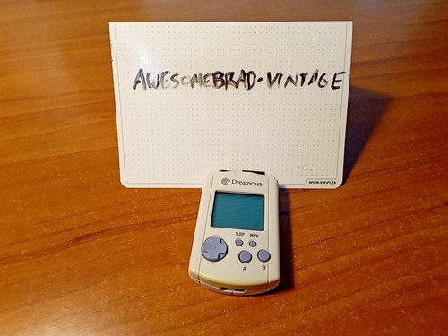 OEM Sega Dreamcast Visual Memory Unit VMU Memory Card White HKT-7000 ...