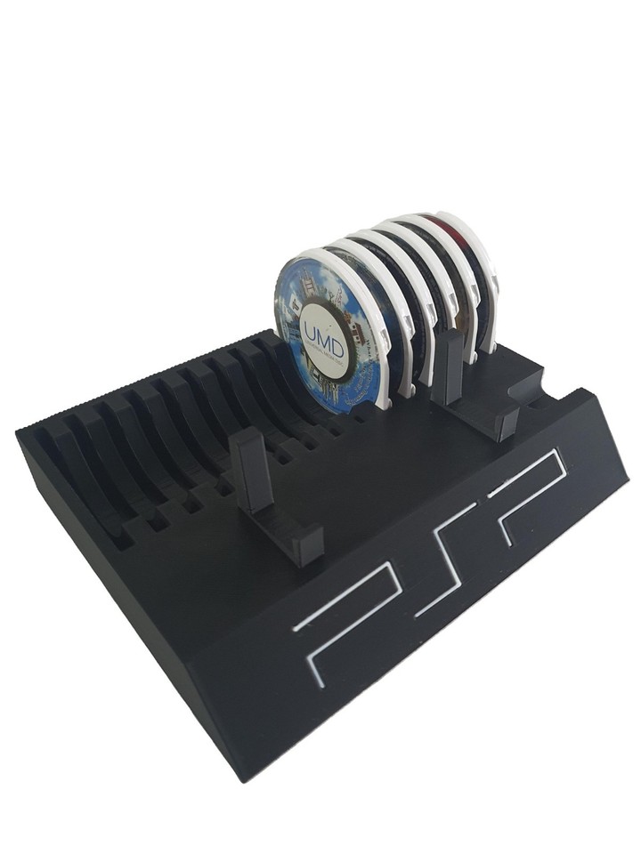 Sony PSP 2000/3000 Display Stand With PSP Game Holder 3D Printed Holds ...