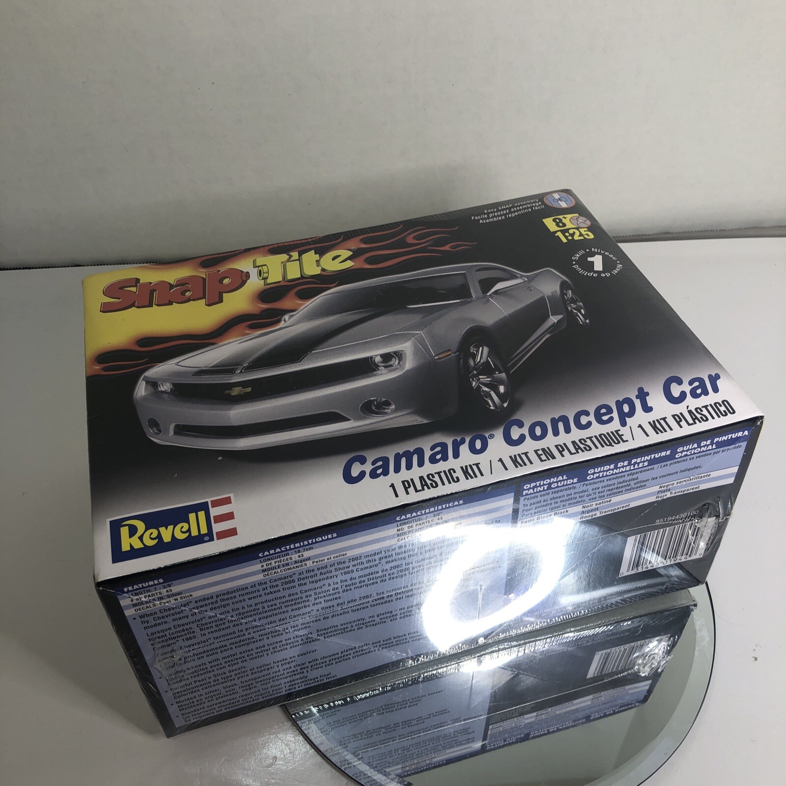 NEW Sealed Revell Snap Tite Camaro Concept Car 1:25 Scale Model Kit 85 ...