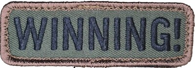 WINNING! MORALE TAB FOREST TACTICAL MILITARY EMBROIDERED HOOK PATCH | eBay