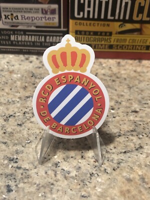 RCD Espanyol de Barcelona Soccer Logo 2.5in Premium Decal Sticker ...