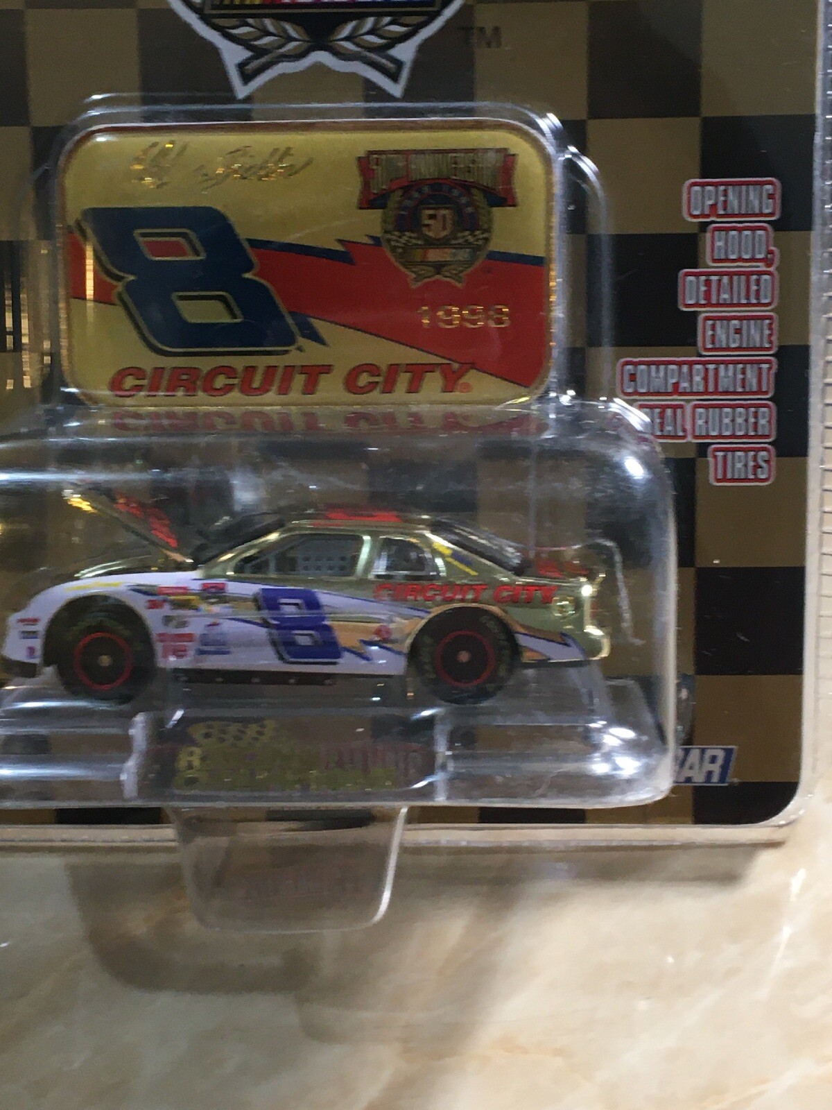 Racing Champions 50Th Anniversary Nascar Gold Commemorative Series #8 ...