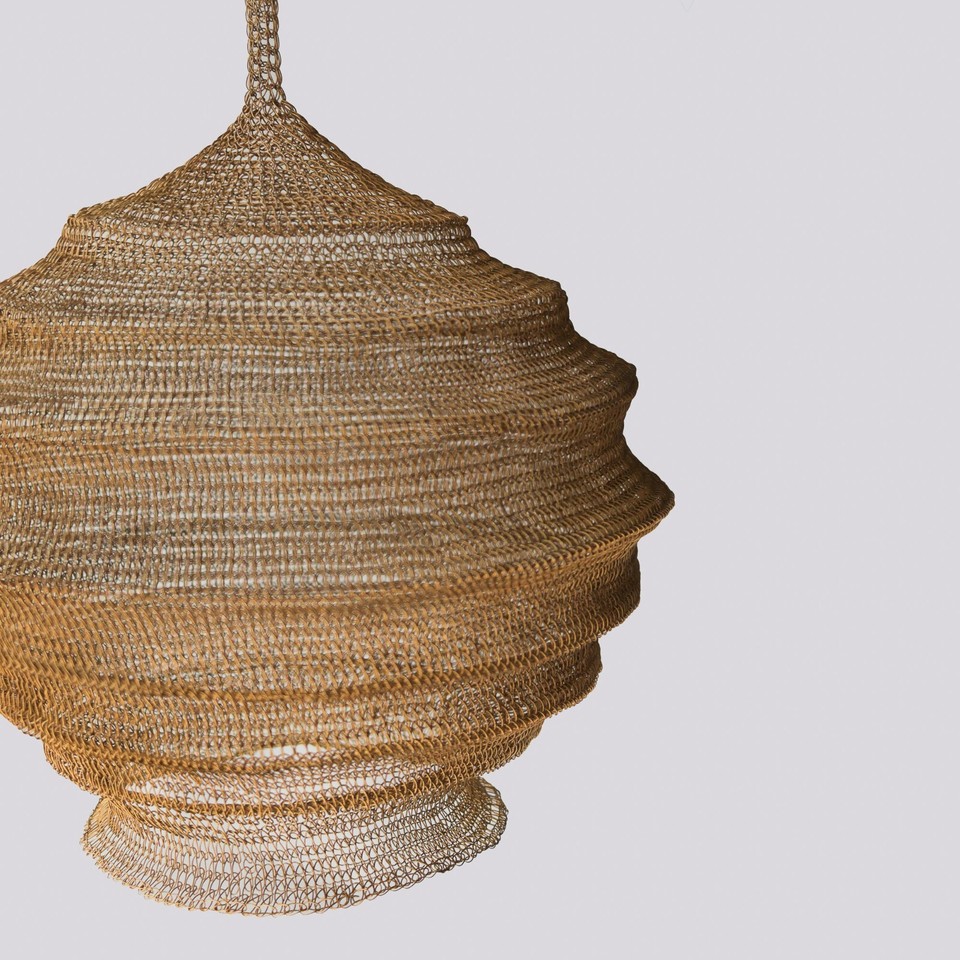 Copper Mesh Lamp shade, Copper Mesh Shade,Wire Mesh Pendant Lamp ...