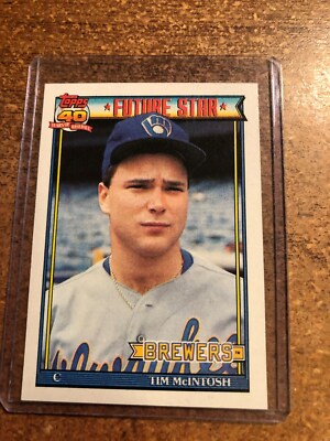 1991 Topps Baseball # 561 Future Star Tim McIntosh RC | eBay