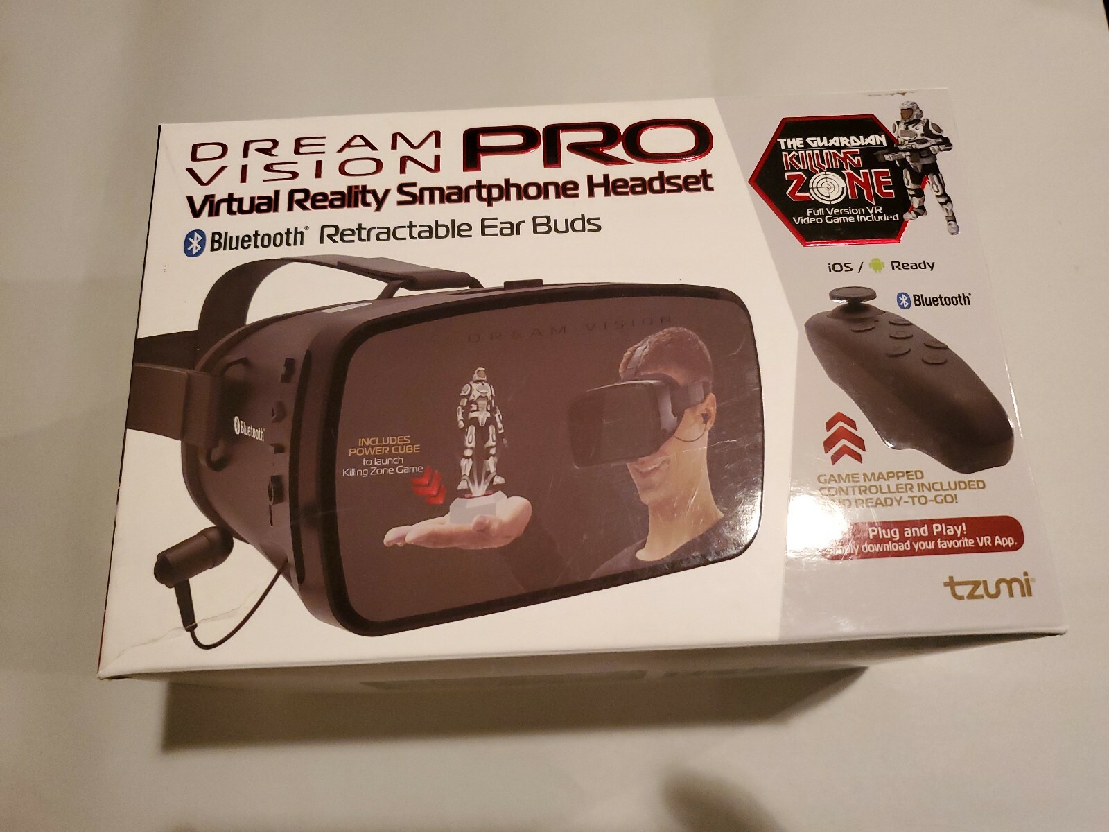 Dream Vision Pro Virtual Reality VR Smartphone Headset Ear Buds iPhone ...