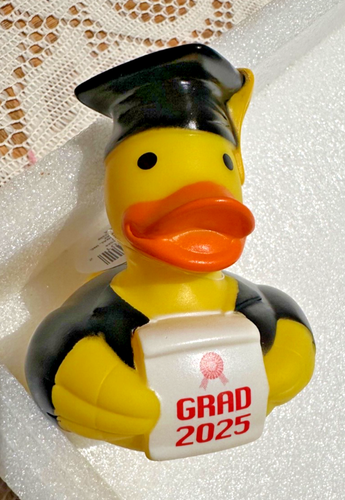 2025 Graduation Rubber Duck With Hat & Diploma~ New | eBay