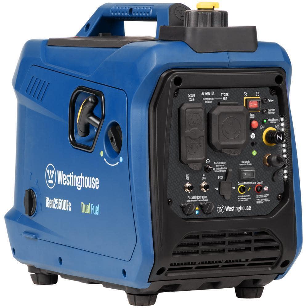 Westinghouse IGEN2550DFC 2550 Watt Portable Dual Fuel Inverter ...