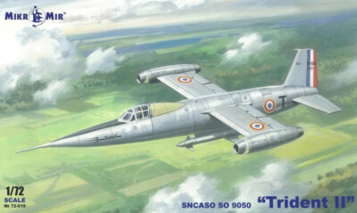 SNCASO SO 9050 "TRIDENT II" FRENCH PROTOTYPE MIKRO-MIR 1/72 PLASTIC KIT ...