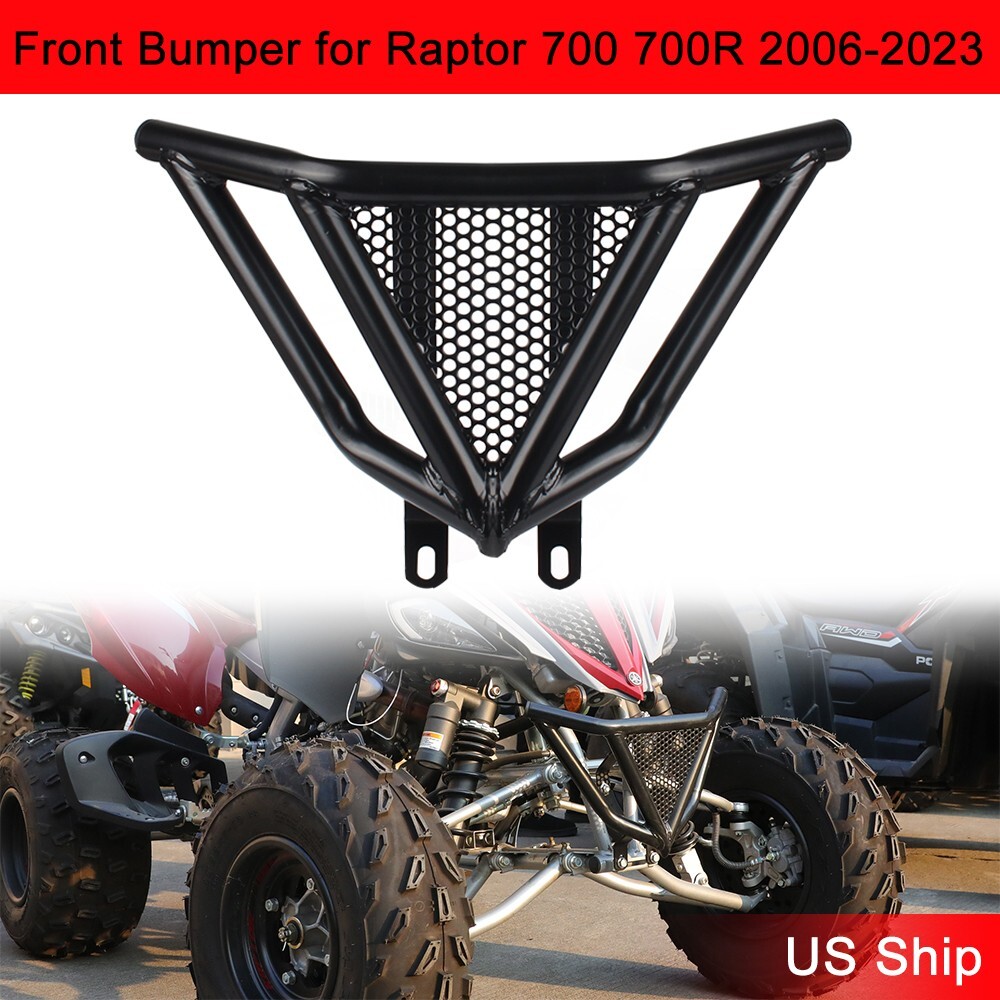 Front Bumper Guard Compatible with Yamaha Raptor 700 700R YFM 2006-2024 ...