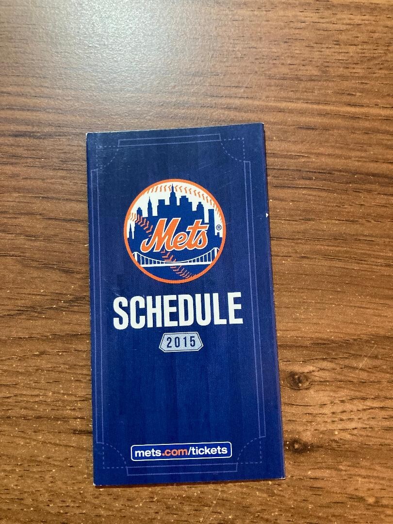 2015 New York Mets Schedule