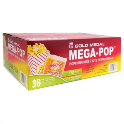 Gold Medal Mega Pop Popcorn Kit (8 Oz. Kit, 36 Ct.) FREE SHIPPING | eBay