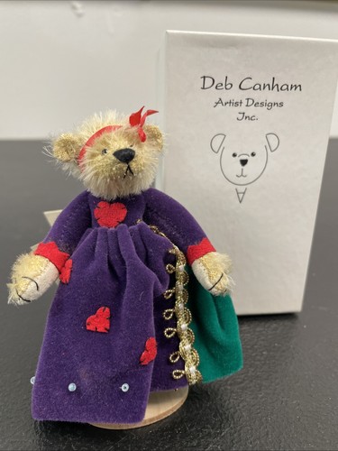Artist Deb Canham Miniature Bears! Alice Wonderland Collection QUEEN OF ...