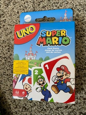 Super Mario UNO Card Game by Mattel, New in box | eBay