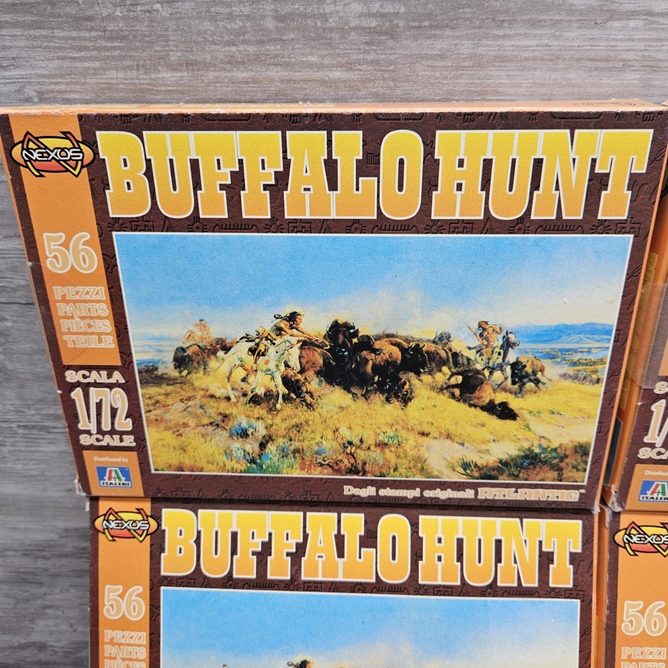 Buffalo Hunt Mint on Sprue by Nexus in 1/72 scale Lot (4 sets) | eBay