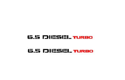 adesivi Auto / 4x4 - 2 adesivi 6.5 diesel turbo - stickers 4x4 | eBay