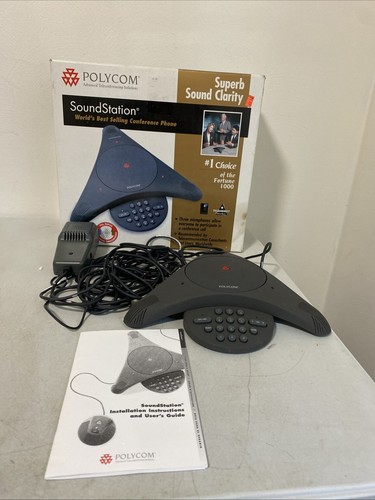 Polycom SoundStation Analog Conference Phone - WORKS | eBay