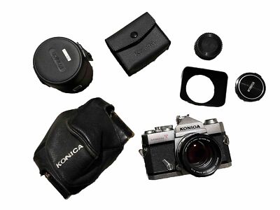 Konica Autoreflex T Film Camera | W/ Konica Hexanon AR 57mm F 1.4 Lens ...