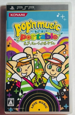 Sony PSP Pop'n Music Portable Japan Import PlayStation Konami beatmania ...