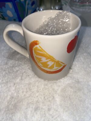 Kate Spade All in Good Taste Pretty Pantry Fruit Apple Coffee Tea Mug ...