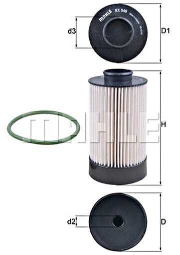 IVECO 504182148 - Fuel filter cross reference