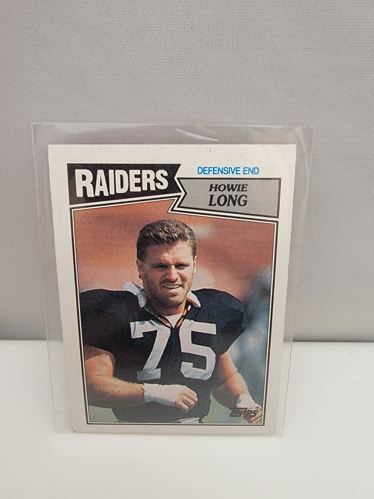 1987 Topps Howie Long #220 Los Angeles Raiders NFL Football trading ...