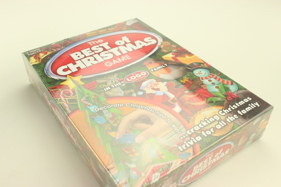 The Best of Christmas Game Logo Family Board Game By Moose Game Brand ...
