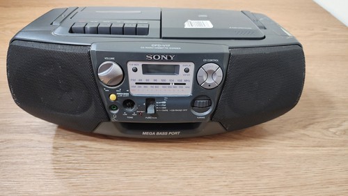 SONY CFD-V17 CD Radio Cassette-Corder BoomBox Mega Bass Port Portable ...