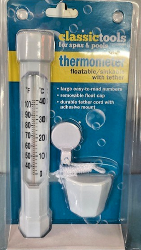 Thermometer Floatable/Sinkable with Tether for Spas & Pools | eBay
