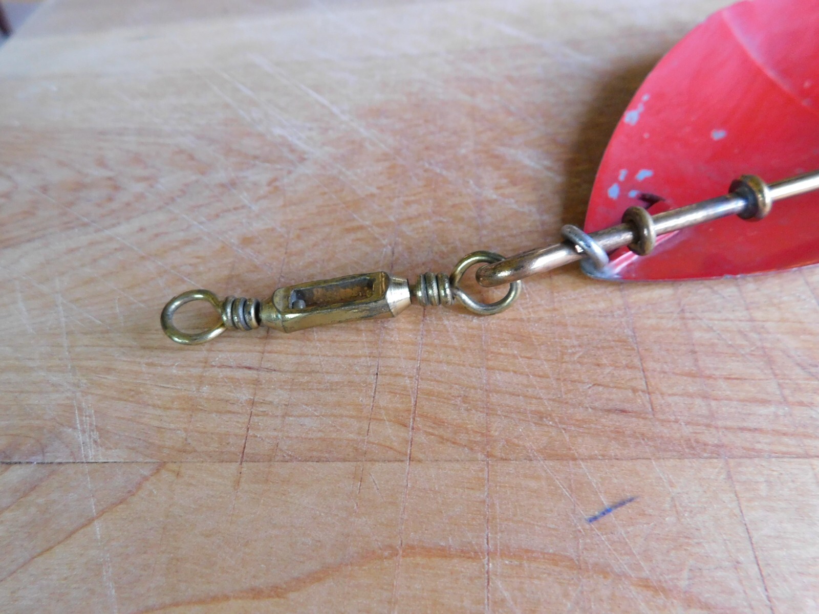 MAGNIFICENT 11" W.T.J. Lowe Star Musky Spinner 3/0 Blade | eBay