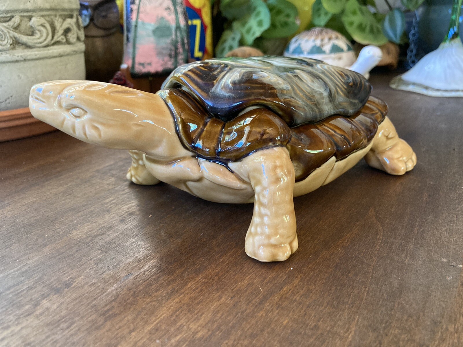 Vintage Arnels Ceramic Turtle Container | eBay