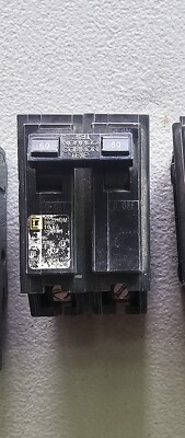 Square D 2-Pole 60A Type HOM Breaker (HOM260) 10kA | eBay