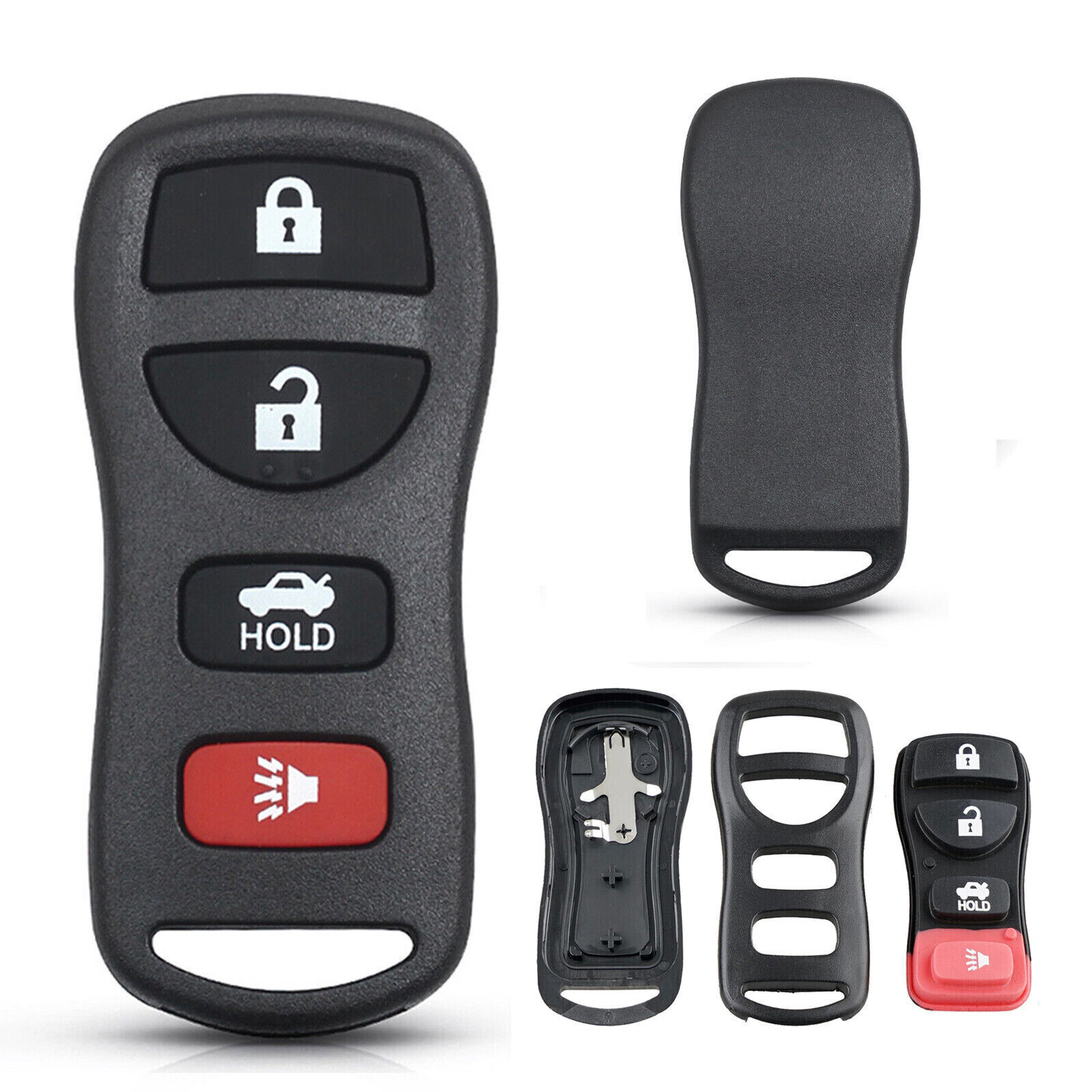 Remote Key Fob Shell Case For 2003 2004 2005 2006 2007 2008 2009 Nissan ...
