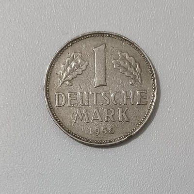 Moneda de Alemania R.F. de 1956, 1 marco alemán, letra "J" | eBay