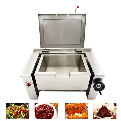 38Gal Commercial Electric Large Frying Pan 0-90° Tilting Skillet ...