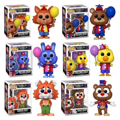 Funko Pop! Games: Five Nights at Freddy's Security Breach S3 Collection ...