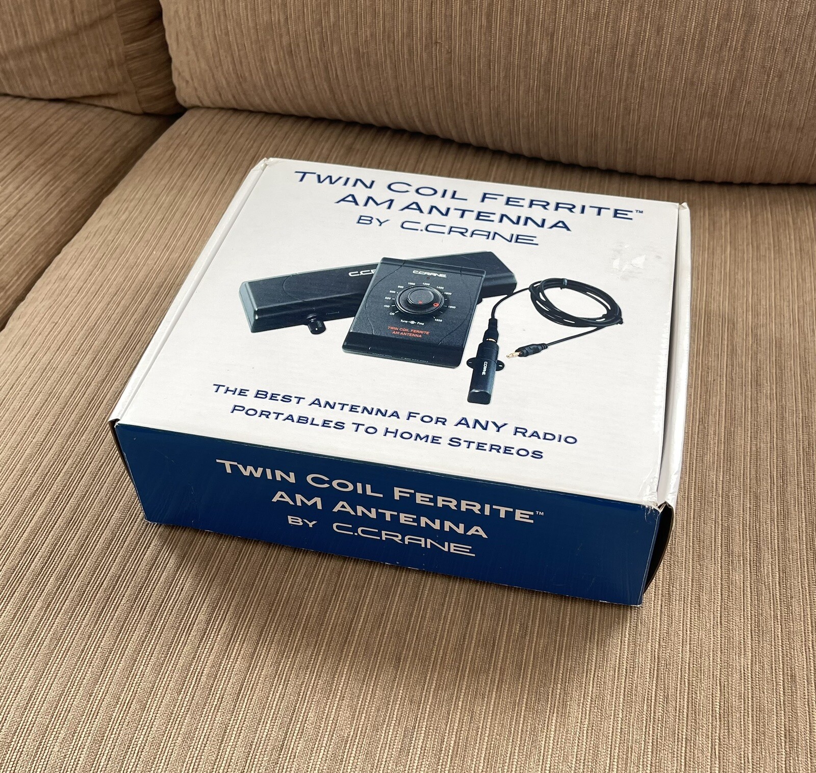 C Crane Twin Coil Ferrite Portable Or Home Stereo AM Antenna Signal ...