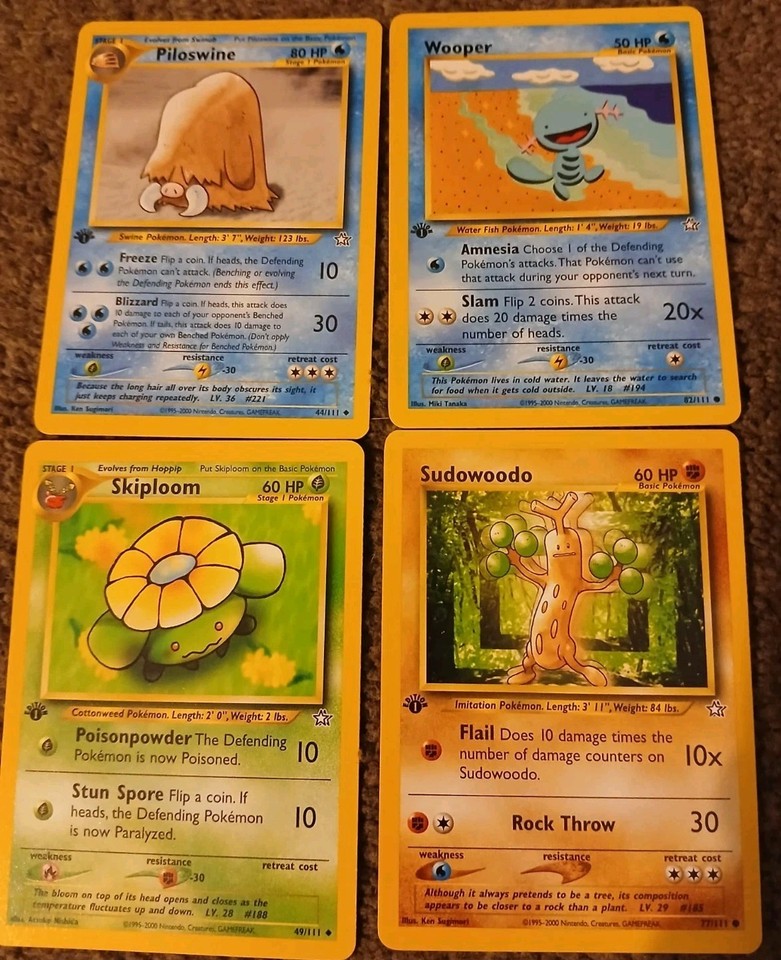 Pokémon 1st Edition Card Bundle Pikachu Vintage Great Condition | eBay UK