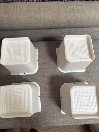 New White Amazon Chair/sofa/bed Risers (4) 7” High | eBay UK