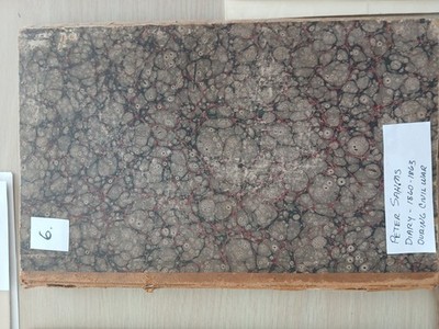 Rare beautiful civil war diary – Peter Sahm’s Diary (1860–1863 ...