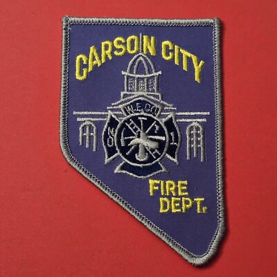Vintage Carson City Nevada Fire Dept Patch | eBay
