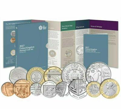 BUNC SEALED IN CARD COMMEMORATIVE 2017-2022 50p & £2 COINS FROM ROYAL ...