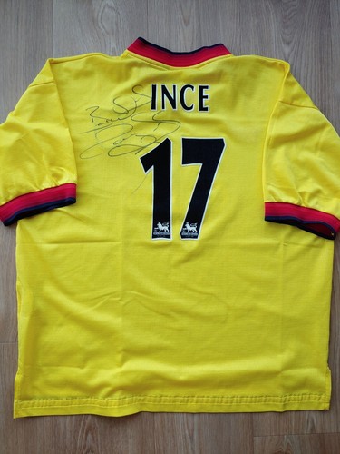 Hand Signed Paul Ince N&N Shirt - Liverpool FC Away 1997 / 1998 ...