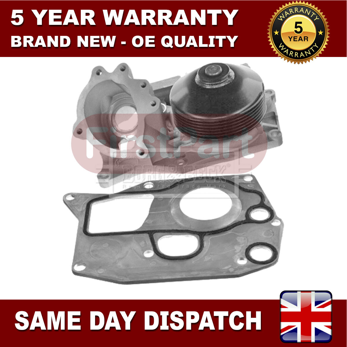 Fits BMW 1 Series 2 3 4 5 X3 X4 X5 2.0 D FirstPart Water Pump ...
