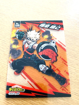 KATSUKI BAKUGO MY HERO ACADEMIA Clear Card No.129 BANDAI From Japan M ...